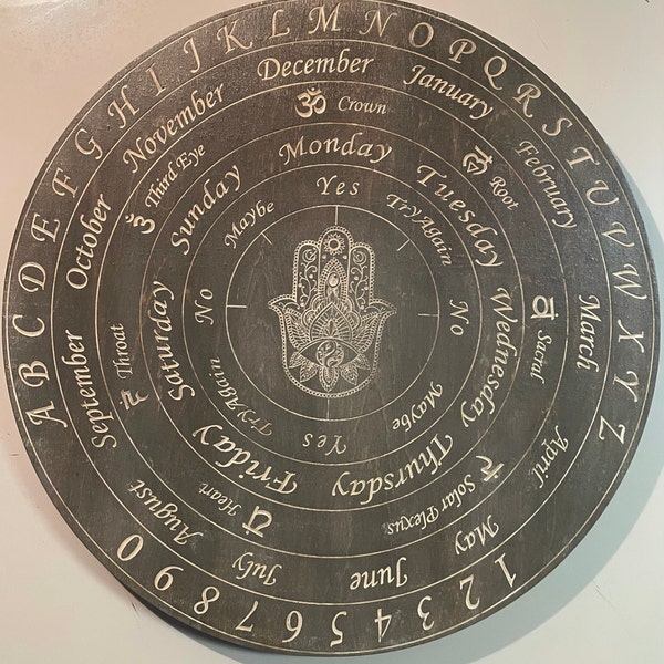 Pendulum Board Set, Hand of Fatima, Divination Tool, Intuition ...