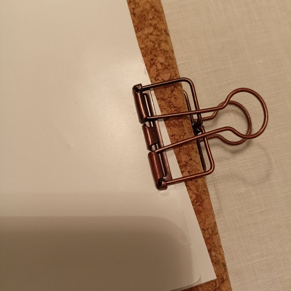 10 Gold Paper Clips Teardrop Paperclips Planner Journal Scrapbook Paper ...