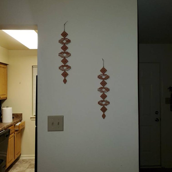 Sedona | Southwestern Handcrafted Clay Wall Hanging | Marbled White ...