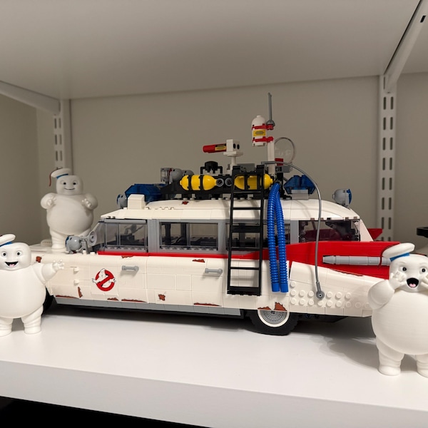 3 Adorable Ghostbusters Mini Stay Puft Marshmallow Man Figurines (3 ...