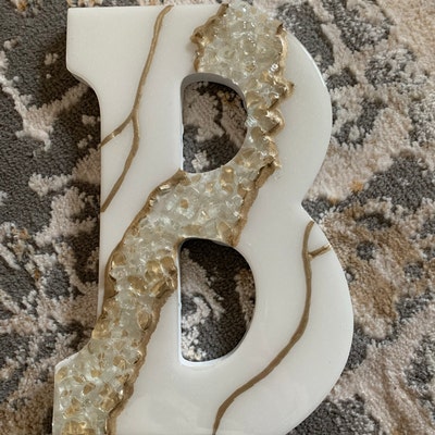 Large Resin Letter - Etsy