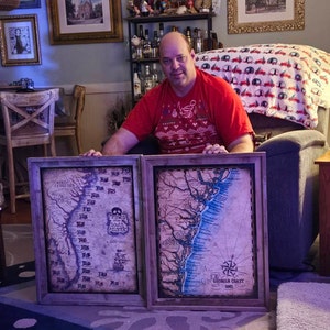 Shipwreck Map of the Gulf of Mexico Artwork 15 X 19, Shipwrecks ...