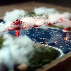 Miniature Golden Gate Bridge Model Kit With Laser Cut Parts, San ...