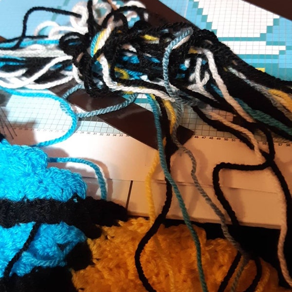 C2C Vehicle Crochet Pattern / Corner to Corner / C2C Graphs / C2C VW ...