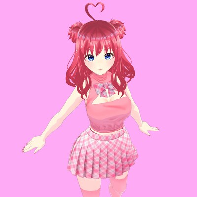 Vroid Cleavage Texture Vtuber Body Textures for Vroid Studio UPDATED - Etsy