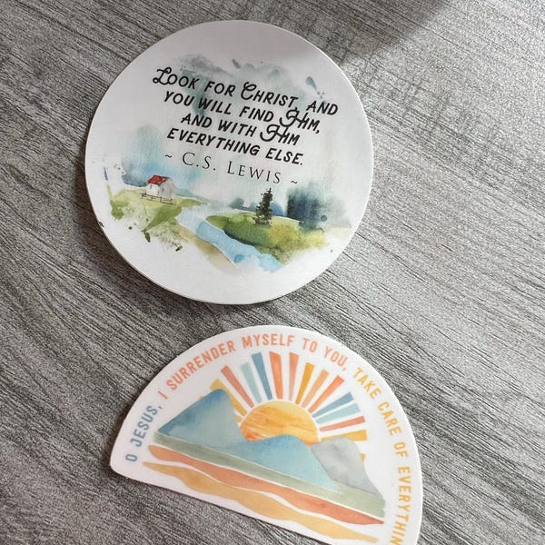 Set of 50 2x4 Saint Stickers With Feast Day. Kids Saint Stickers. First ...