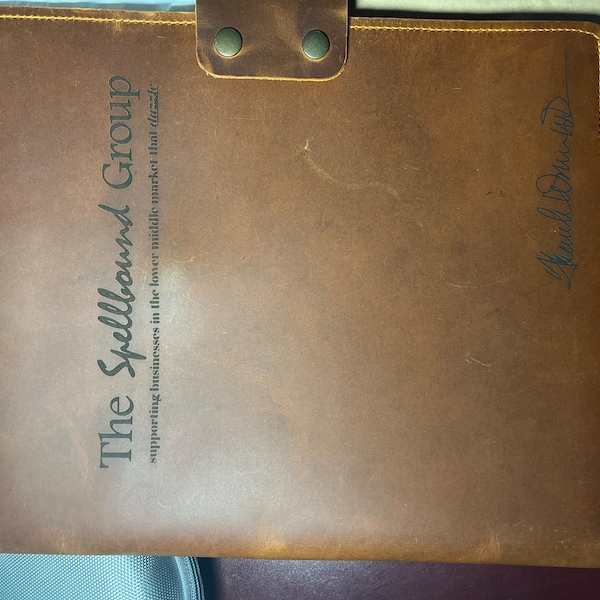 Business Leather Portfolio, Custom Corporate Gifts, Personalized ...