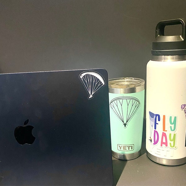 Paragliding Sticker Variety Pack 2 (5 Pack) - Etsy