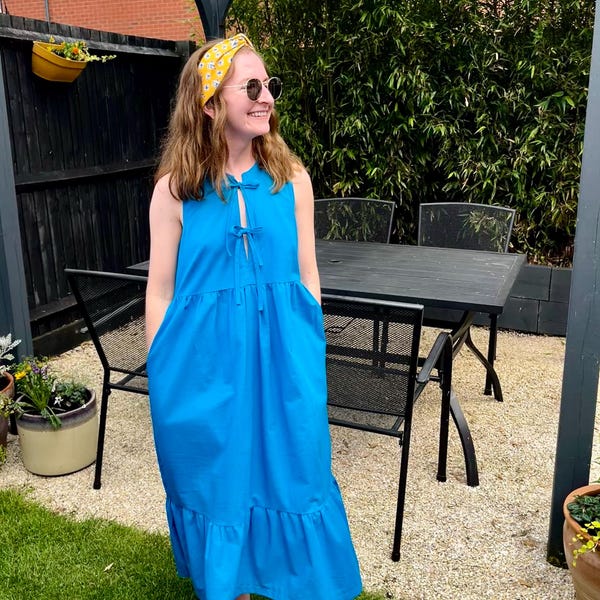 Syd Tie Top PDF Sewing Pattern | Size Inclusive 0-34 | Beginner ...