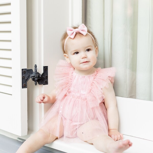 Sitter Girl Romper Photo Prop, Purple Baby First Birthday Photography ...