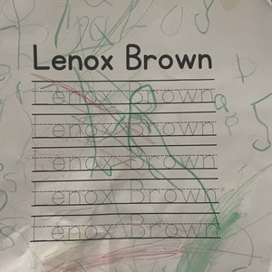 Custom Name Handwriting Practice | Personalized Name Handwriting | Name ...