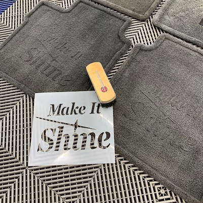 Custom Reusable Stencil Personalized Stencils Script or Print Fonts ...