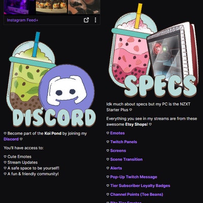 Animated Pinky Bunny Setup Twitch Package, Cute Twitch Overlay ...