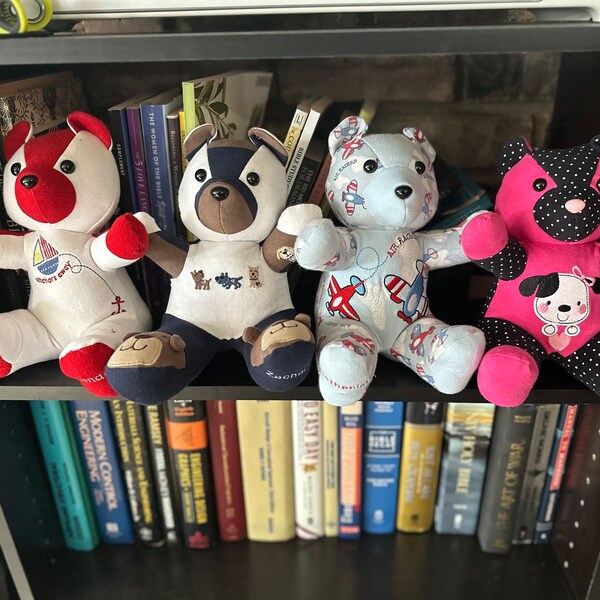 One Sleeper Memory Bear, Keepsake Bear, Memorial/ Personalized Baby ...