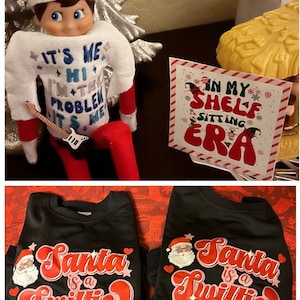 Elfie is a Swiftie, Taylor Swift Inspired Elf Signs, Swiftie Christmas ...