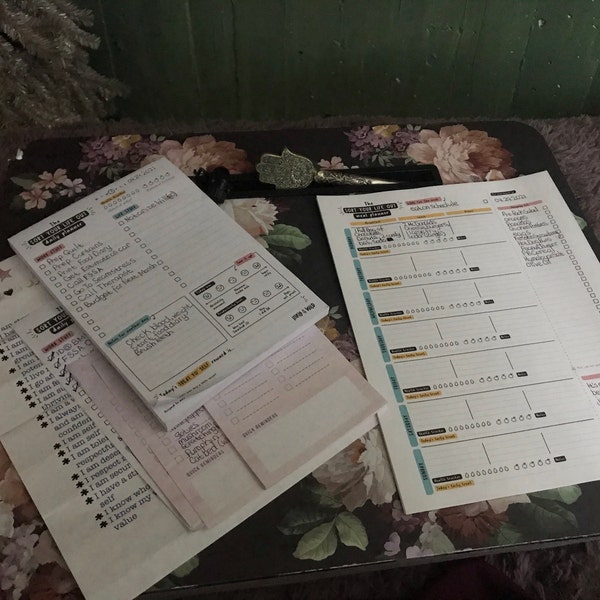 PRINTABLE Digital Download A5 Daily Planner Desk Pad Work/life Balance ...