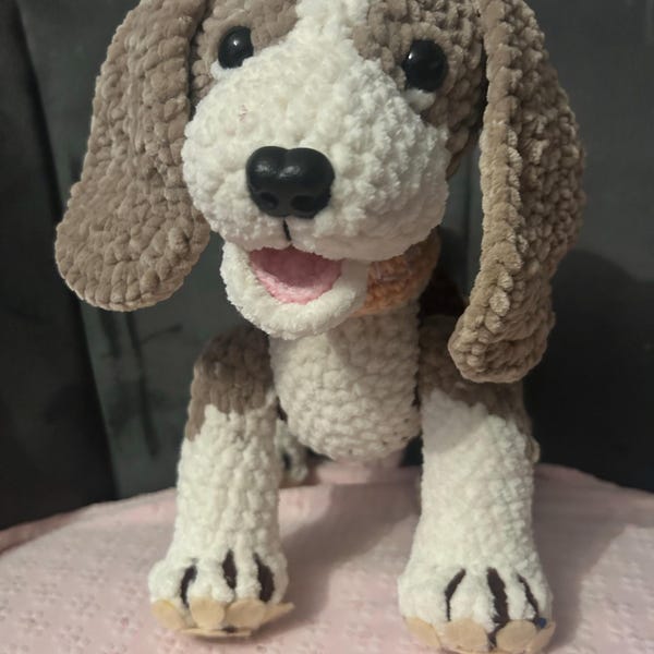 Crochet Beagle Dog Pattern, Stuffed Dog, Dog Toy, Plush Pattern ...
