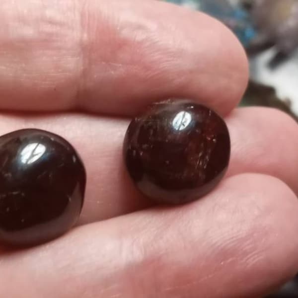 Garnet Crystal - Polished Garnet - Red Garnet - Tumbled Garnet - Garnet ...