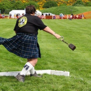 Scottish Men's Handmade Great Kilt 16th Century Highland Vintage Kilt Tartan Great Kilt ...