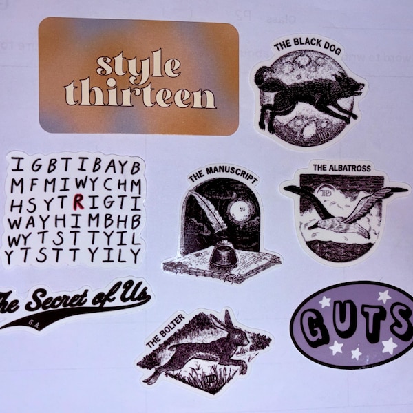 Olivia Rodrigo Guts Sticker - Etsy