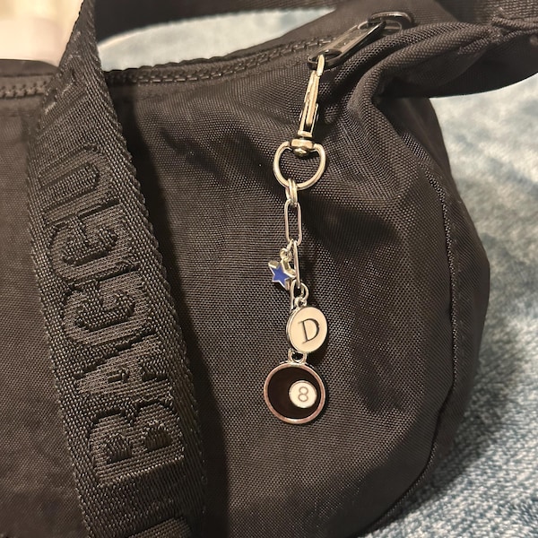 Custom Charm Keychain Purse Chain Purse Accessory Paperclip Chain Bag ...