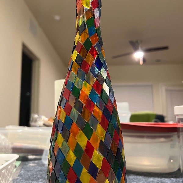 10 Sheets Variety Stained Glass Sheets Pack, 4 X 6 Inch Large Cathedral ...