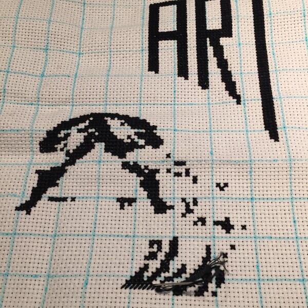 Shroud of Turin Cross Stitch Pattern PDF - EASY Chart With One Color ...