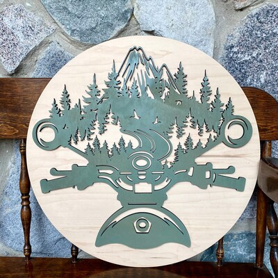 Rider Svg Biker Mountain Svg Mountain Scene Svg Riding Motorcycle Svg ...