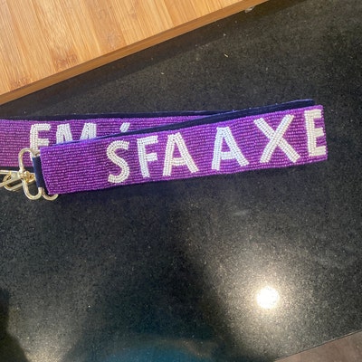 Happy Mardi Gras Beaded Strap. Theme Beaded Strap, Custom Bag Strap ...