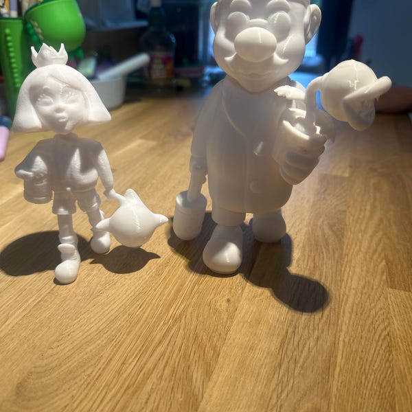 Super Mario Peach X Leon the Professional STL File - Etsy