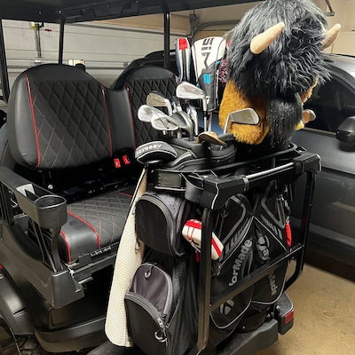 Coleman Kandi Golf Cart Golf Bag Holder Attachment, Easily Removable ...