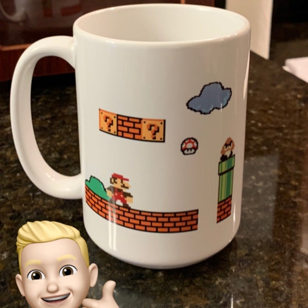 Mario Coffee Mug - Etsy