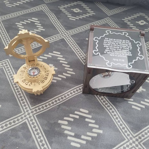 Liahona With Gift Box and Real Compass LDS Family Gift, LDS Bishops ...