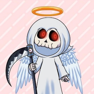 Live2d Vtuber Grim Reaper / Vtuber Discord/ Vtuber Twitch/ Vtuber Model ...