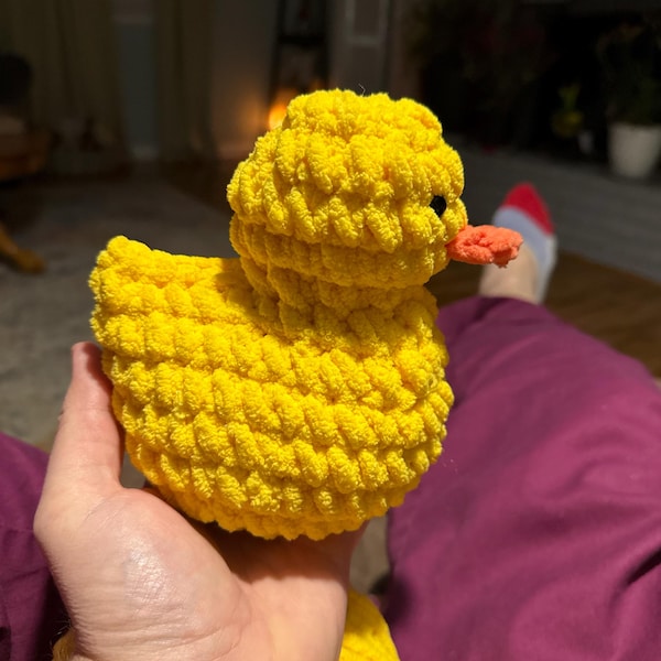 Rubber Ducky No Sew Crochet Pattern, Duck Crochet Pattern, No Sew ...