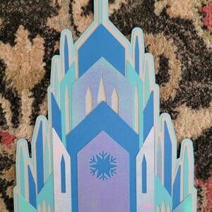 Frozen Castle SVG File for Cake Topper or Party Decorations Arendelle ...