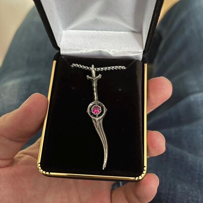 Elven Star Fantasy Opal Pendant, Mystical Silver Elf Jewelry With ...