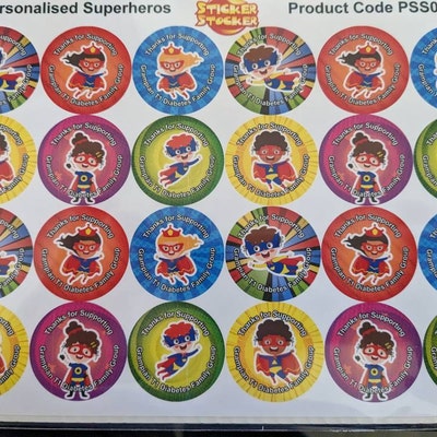 144 Personalised Well Done Star 30mm Reward Stickers for Teachers ...