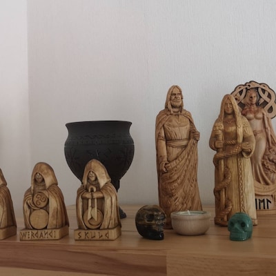 Skadi the Statue of Skadi Nordic Goddess Asatru - Etsy