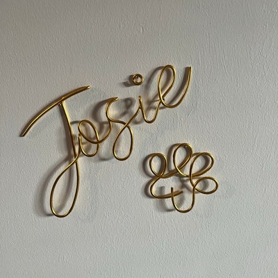 Family Wire Sign Custom Wire Words Personalised Wire Sign - Etsy