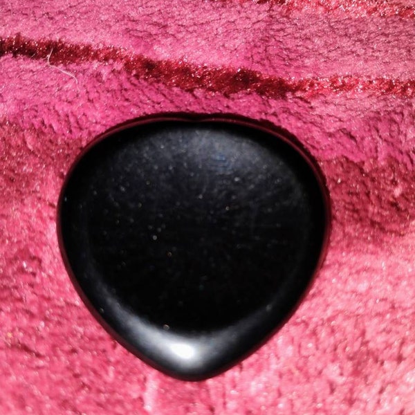 ONE Black Obsidian Palm Stone - Protection Crystal - Large Palm Stone ...