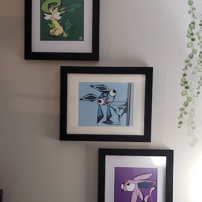 Derpemon Starter Set. Each is a Hand Painted 8 X 10 Canvas. - Etsy