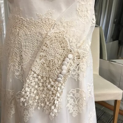 Ivory Elastic Bridal Button Loops - Etsy