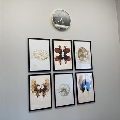 Esthetician Skin Anatomy Art Foil Print Set of 3 Dermatologist Gift ...