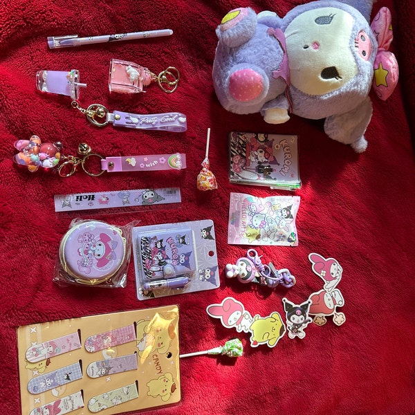 Kawaii Cute Stationary Plush Toy Mystery Surprise Box, Personalized ...