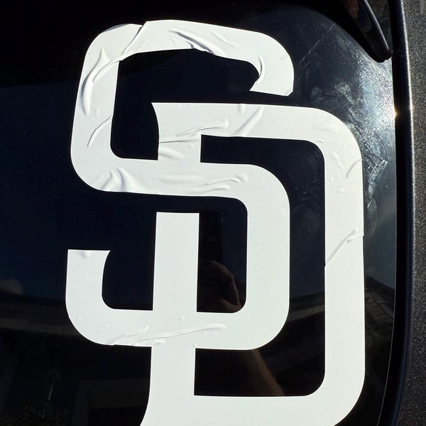 San Diego Padres Decal. YOU PICK Size and Color. High Quality Vinyl ...