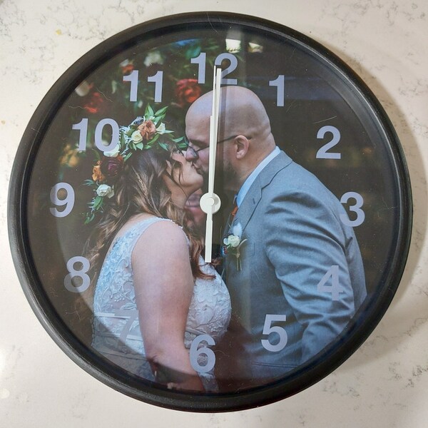 Blessed Virgin Mary Wall Clock Catholic Decor Blessed Mother Gift ...