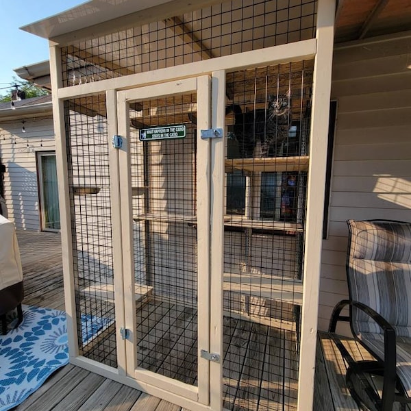 Window Catio Cat House Plans - Instant Download - Etsy