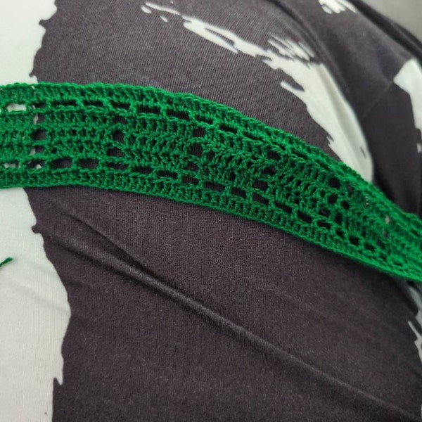 CROCHET PATTERN VICTORIAN Gothic, Beaded Choker Pattern, Lace Choker ...