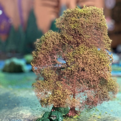 Seafoam Trees Box Mixed Size Model Scenery Perfect for Miniature War ...
